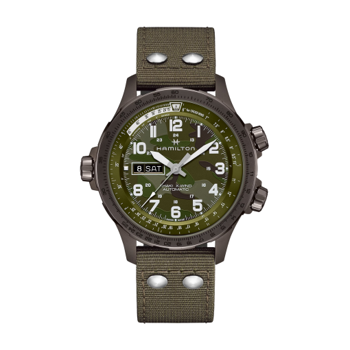 Hamilton Khaki Aviation X-Wind Day Date Auto 45MM - H77775960 - Presis ...