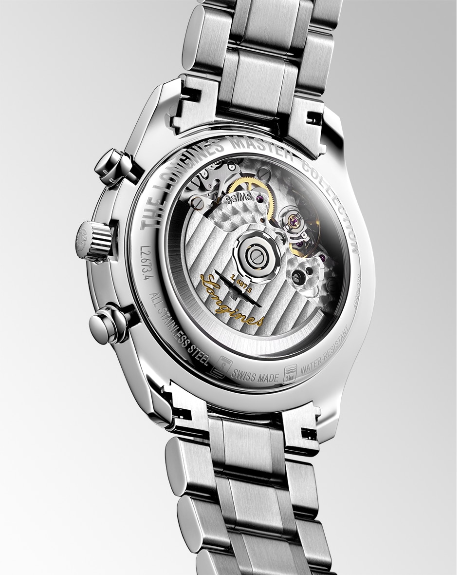 Longines Master Collection Chronograph Moon Phase - L2.673.4.71.6 ...