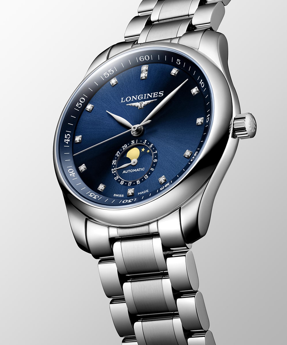 Longines Master Collection Moon Phase 40mm - L2.909.4.97.6 - Presis Ur ...